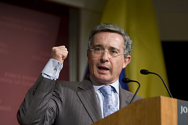 Uribe pushes for improved relations — Harvard Gazette
