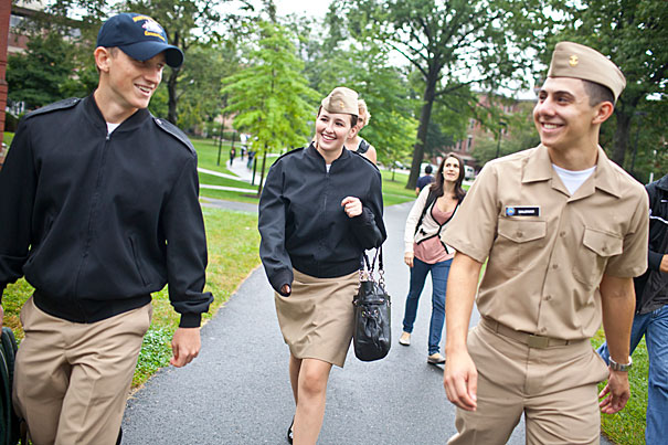 Of brass and khakis — Harvard Gazette
