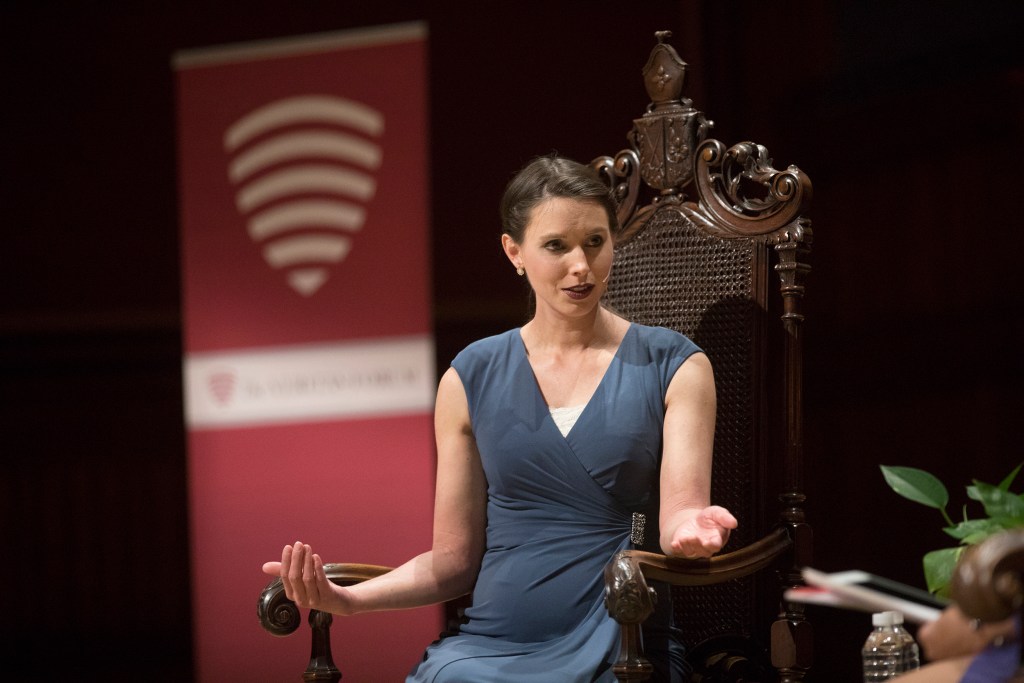 Faith helped former gymnast surmount abuse, she tells Harvard audience ...