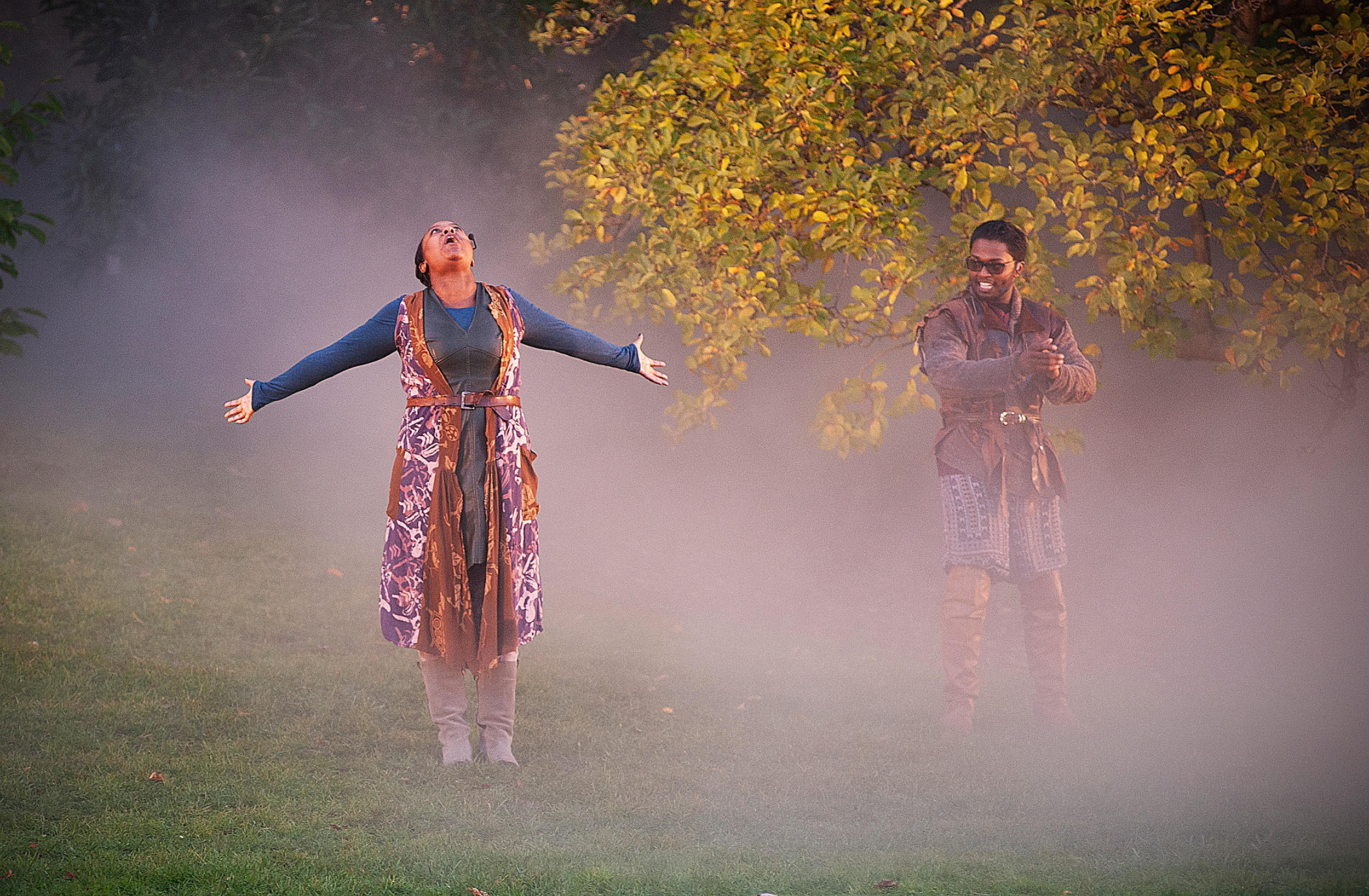 Fog-draped Arboretum sets stage for ‘Macbeth’ — Harvard Gazette