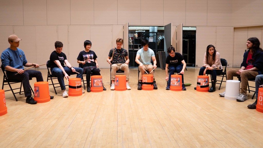THUD makes viral beats using buckets, brooms, spoons, plastic tubes ...