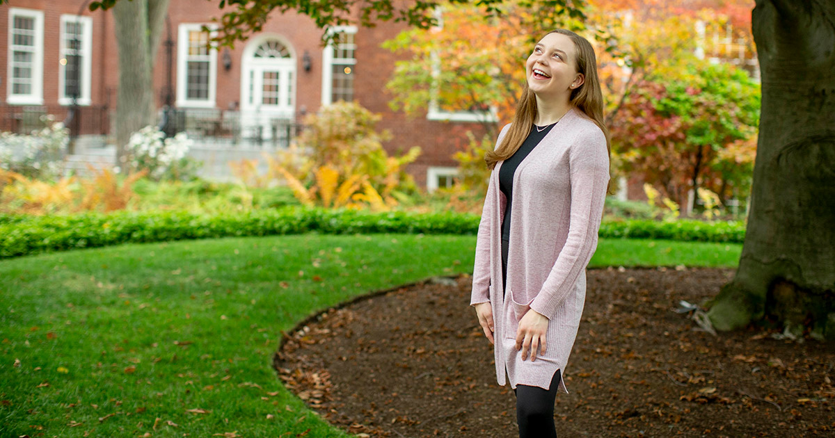 First-year offers a glimpse of her life on campus — Harvard Gazette