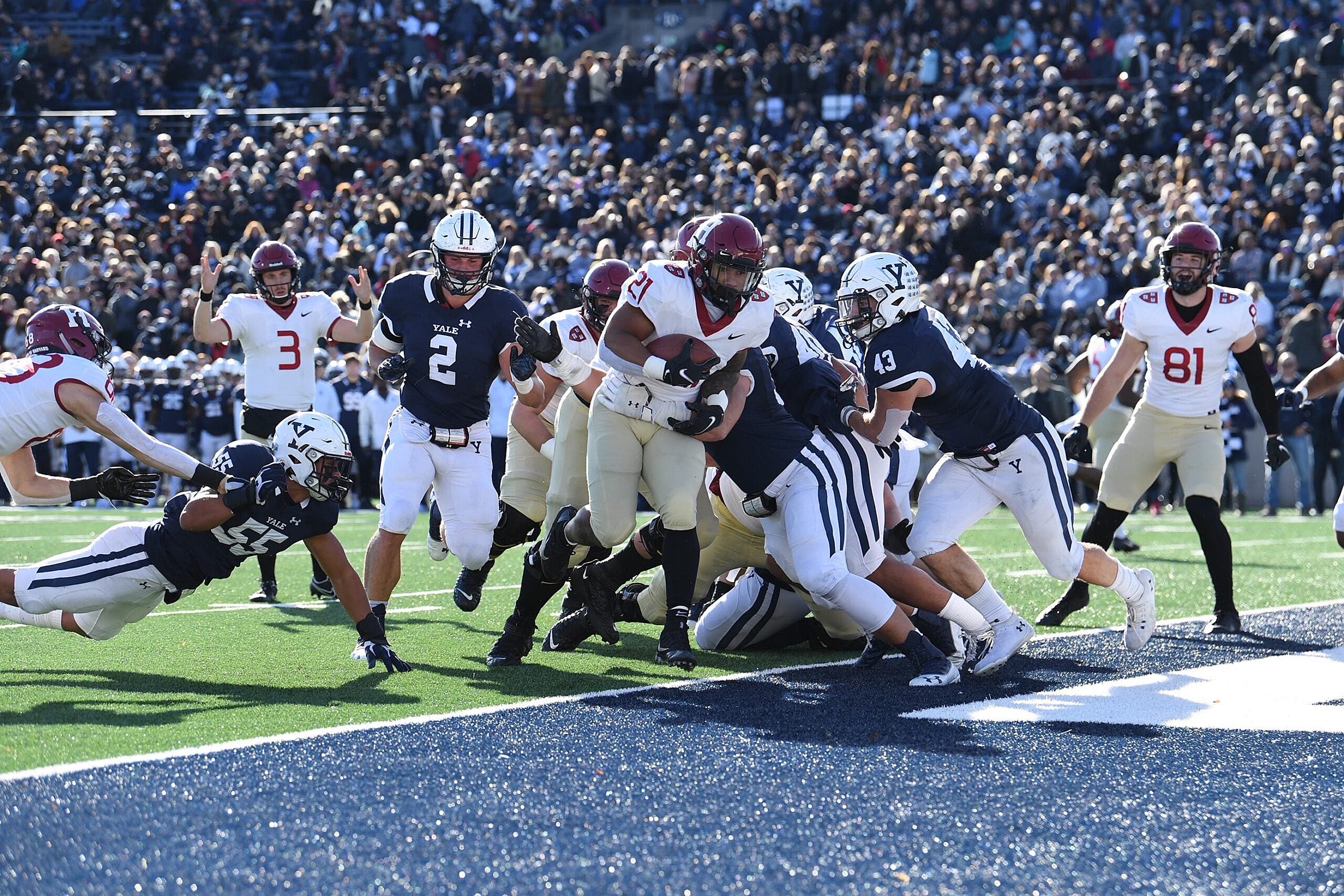 Harvard wins 137th playing of The Game on last-minute touchdown ...