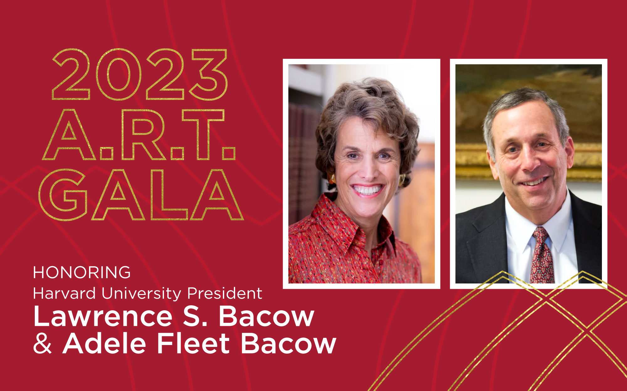 A.R.T to honor Lawrence Bacow and Adele Fleet Bacow at 2023 Gala ...