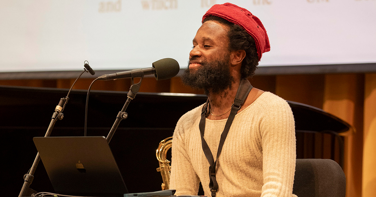 In stutter, artist Jerome Ellis finds his voice — Harvard Gazette