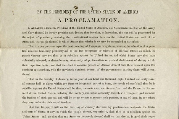 The Emancipation Proclamation now – Harvard Gazette