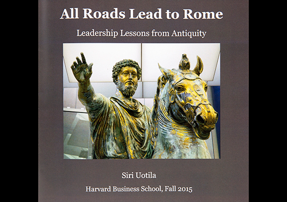 Leadership tips from ancient Rome — Harvard Gazette