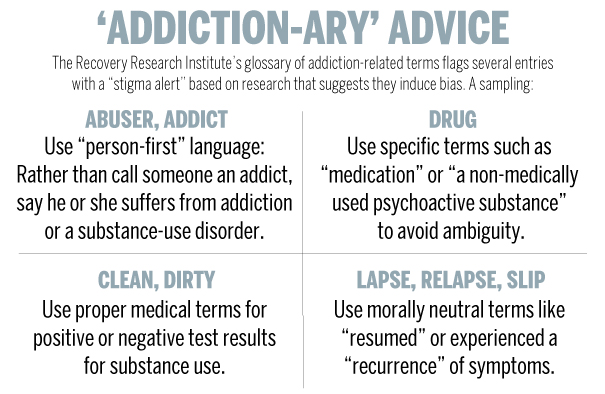 Revising the language of addiction — Harvard Gazette