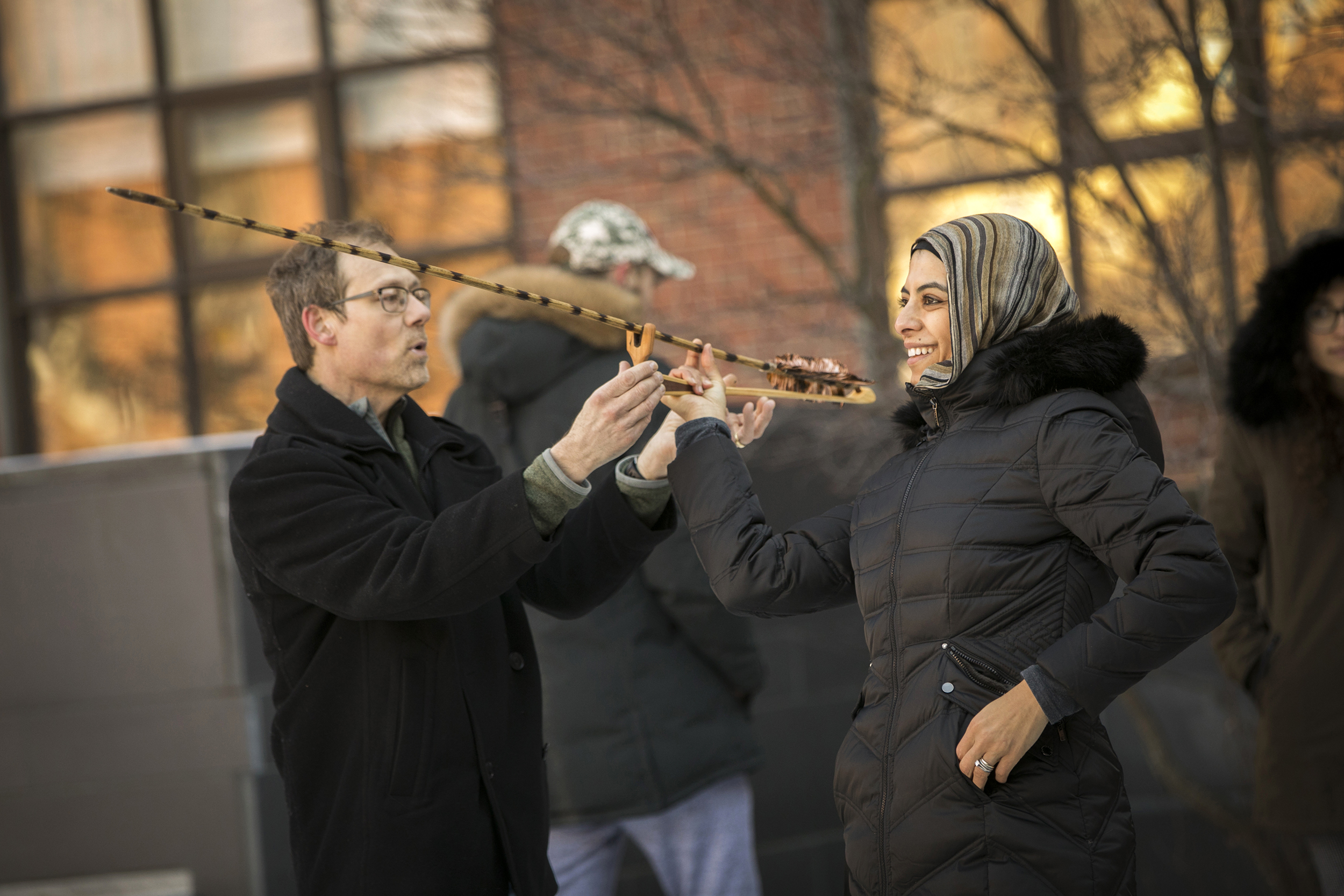 Wintersession atlatl course gives students a hunter’s-eye view of ...