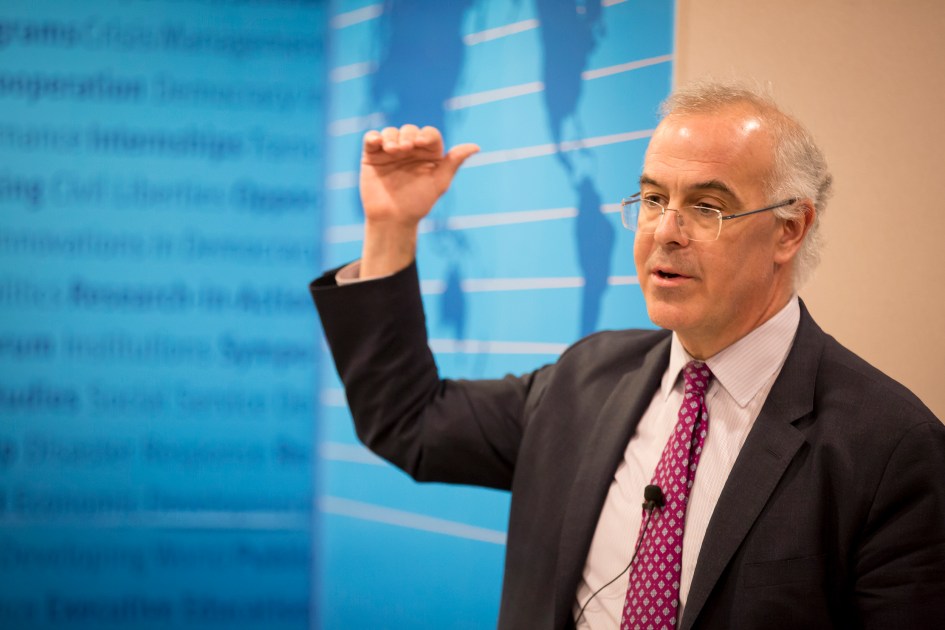 Harvard’s Ash Center hosted a talk by New York Times columnist David ...