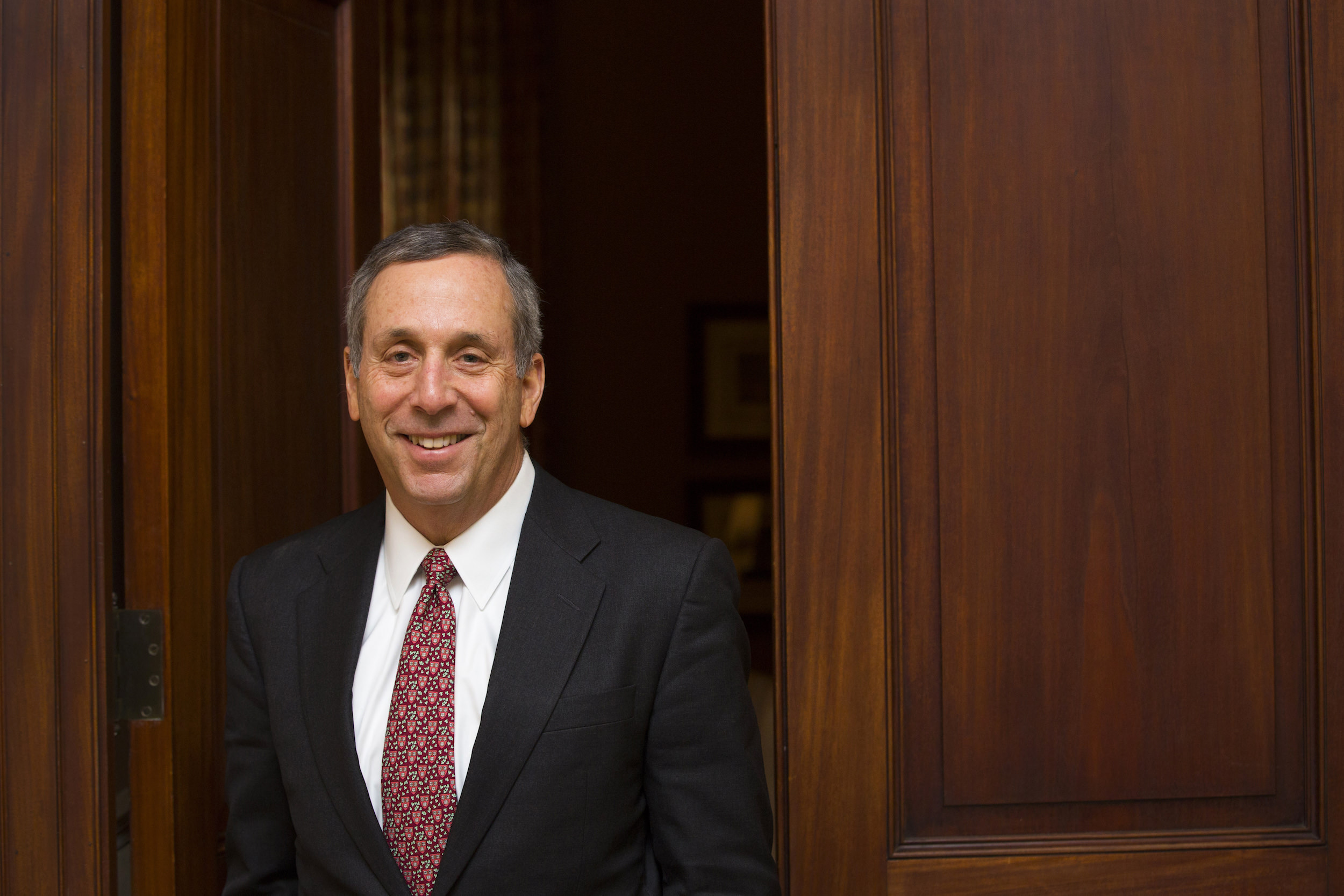 Bacow, named Harvard president, meets the press — Harvard Gazette