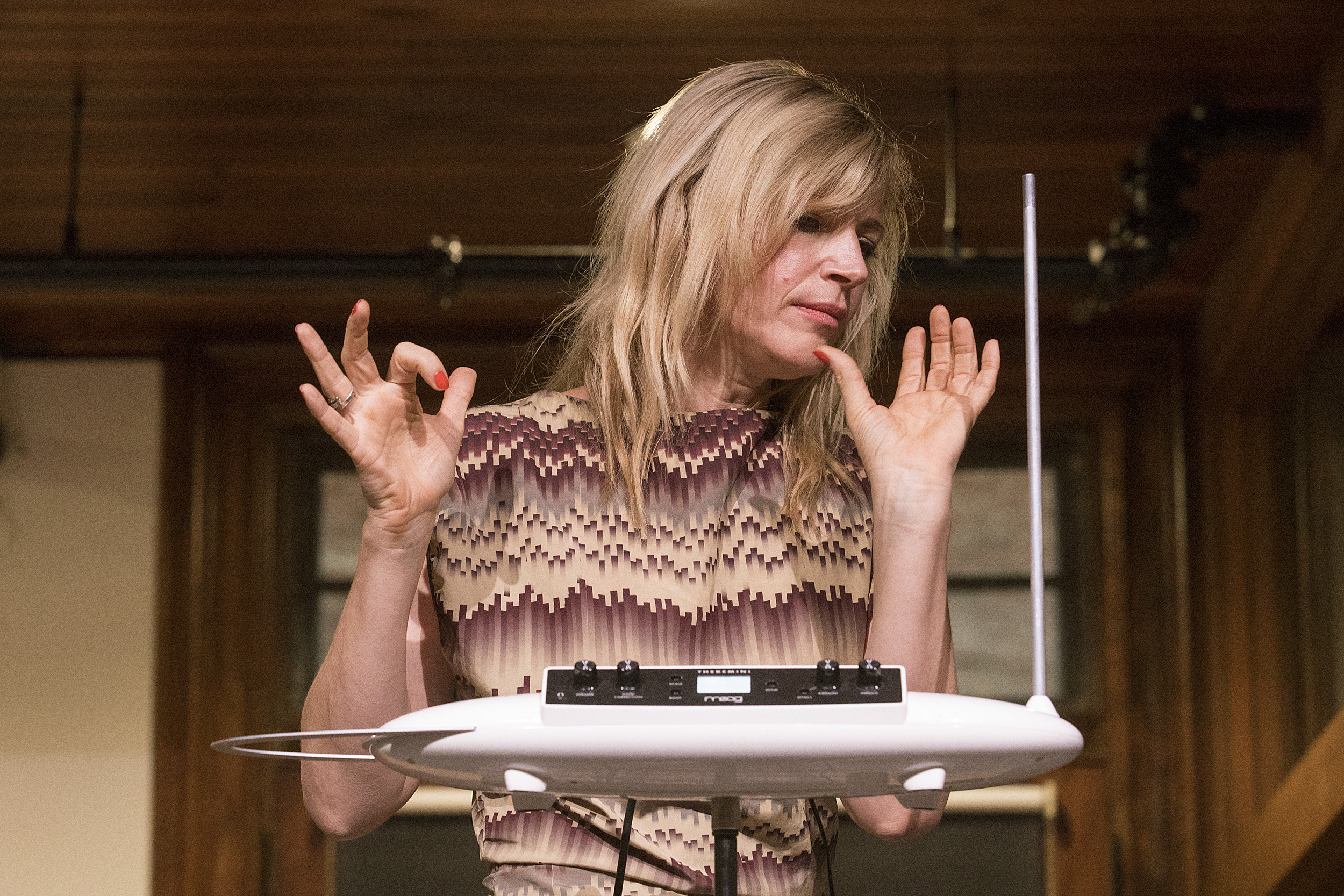 Composer and musicologist gives theremin lesson at Radcliffe — Harvard ...