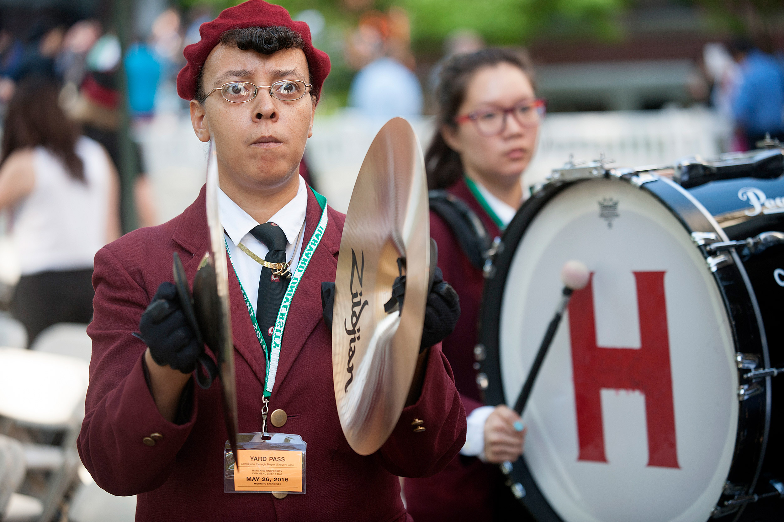 Harvard Band cymbals player has performed at 22 consecutive Harvard ...