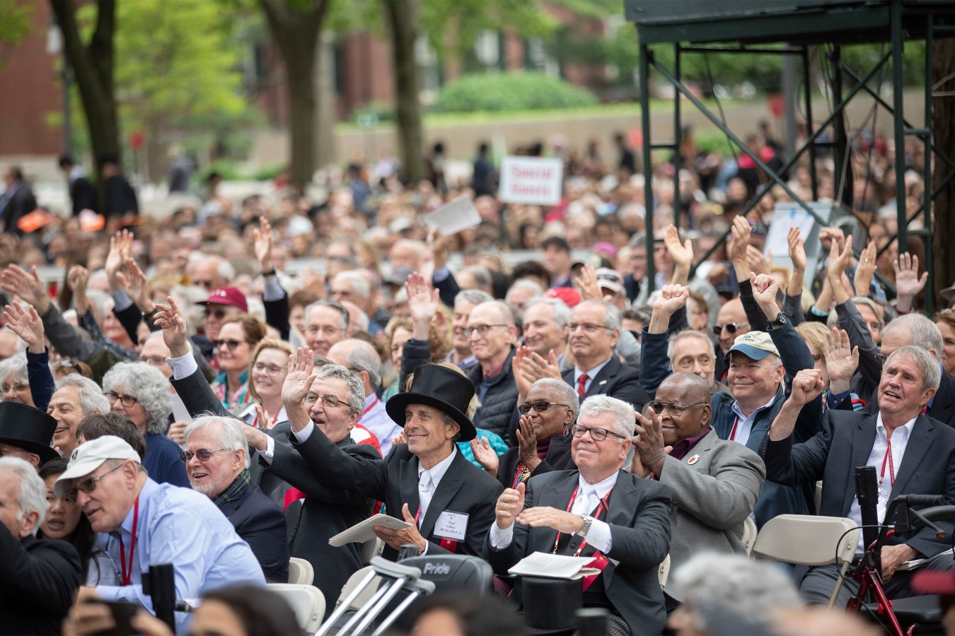 At Harvard Commencement, Merkel tells grads: Break the walls that hem ...
