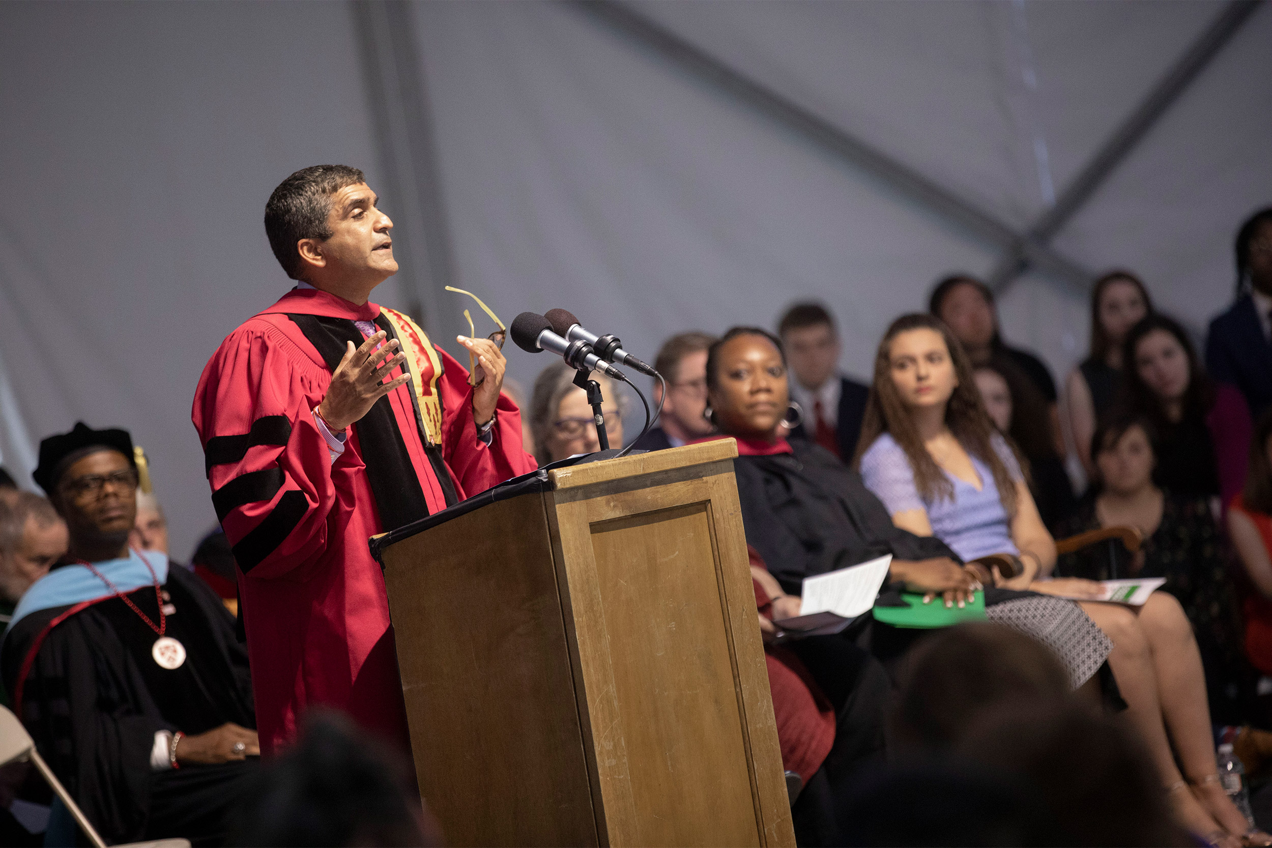 President Bacow urges the Class of 2023 to embrace connection, growth ...