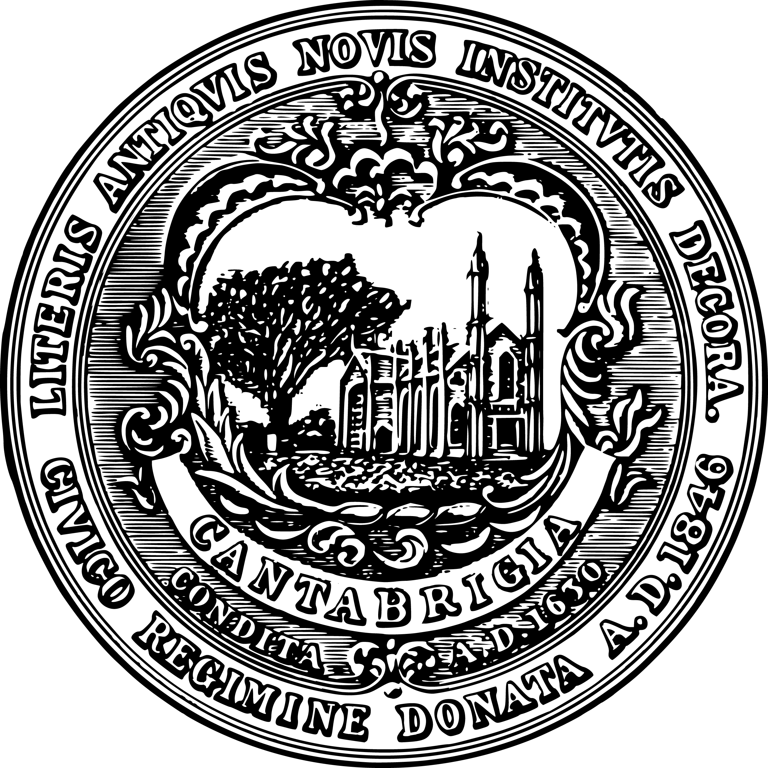 That building on Cambridge city seal? Harvard's original library, Gore ...