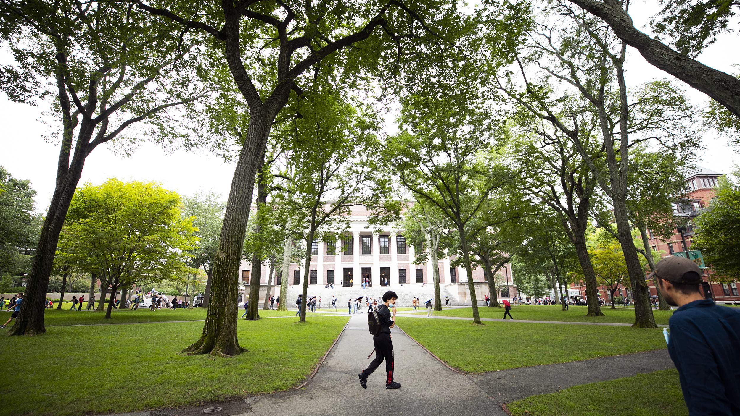 Excitement on full display as Harvard students return to class ...