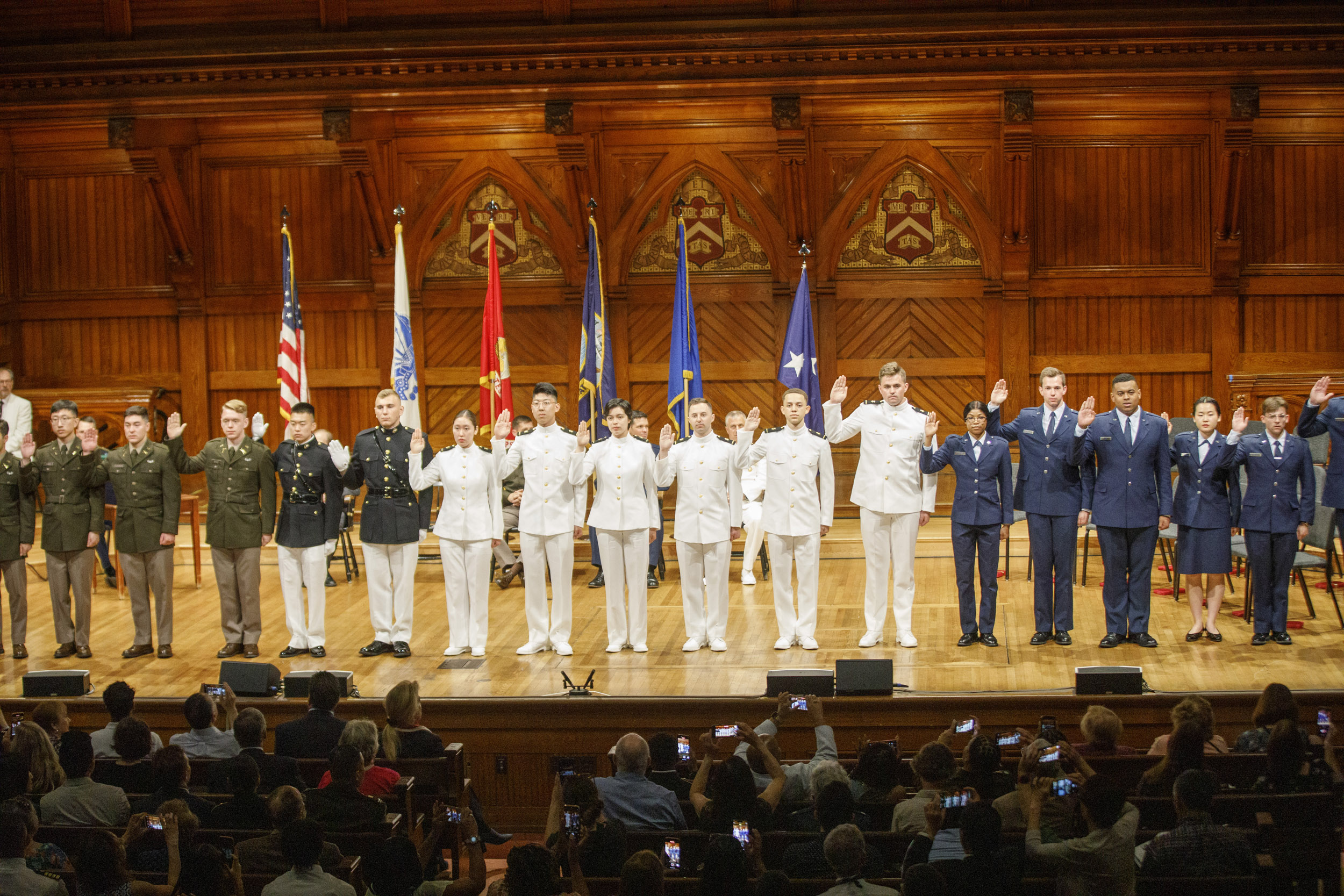 Twenty-three take oath of service at commissioning ceremony — Harvard ...