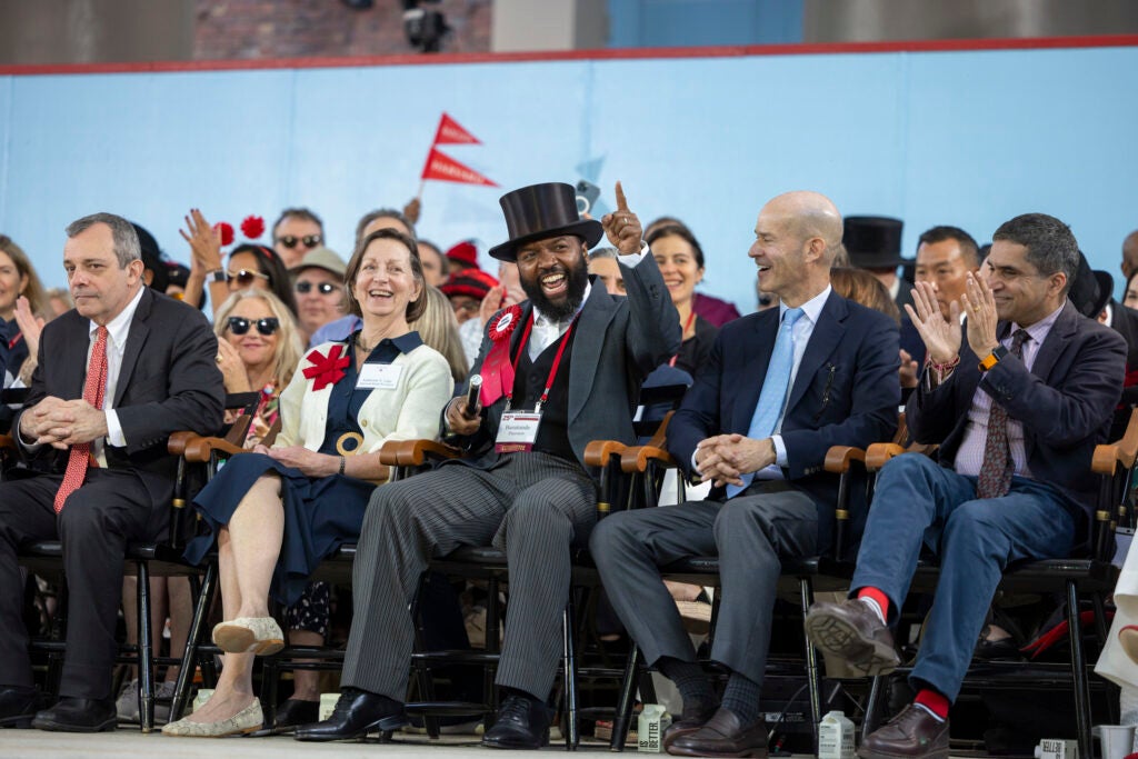 A festive day for Harvard alumni — Harvard Gazette