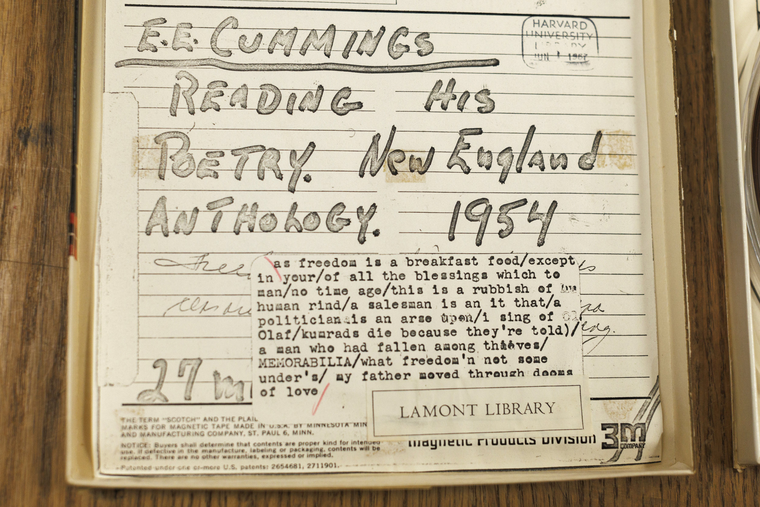 Where sights and sounds of modern poetry are — Harvard Gazette