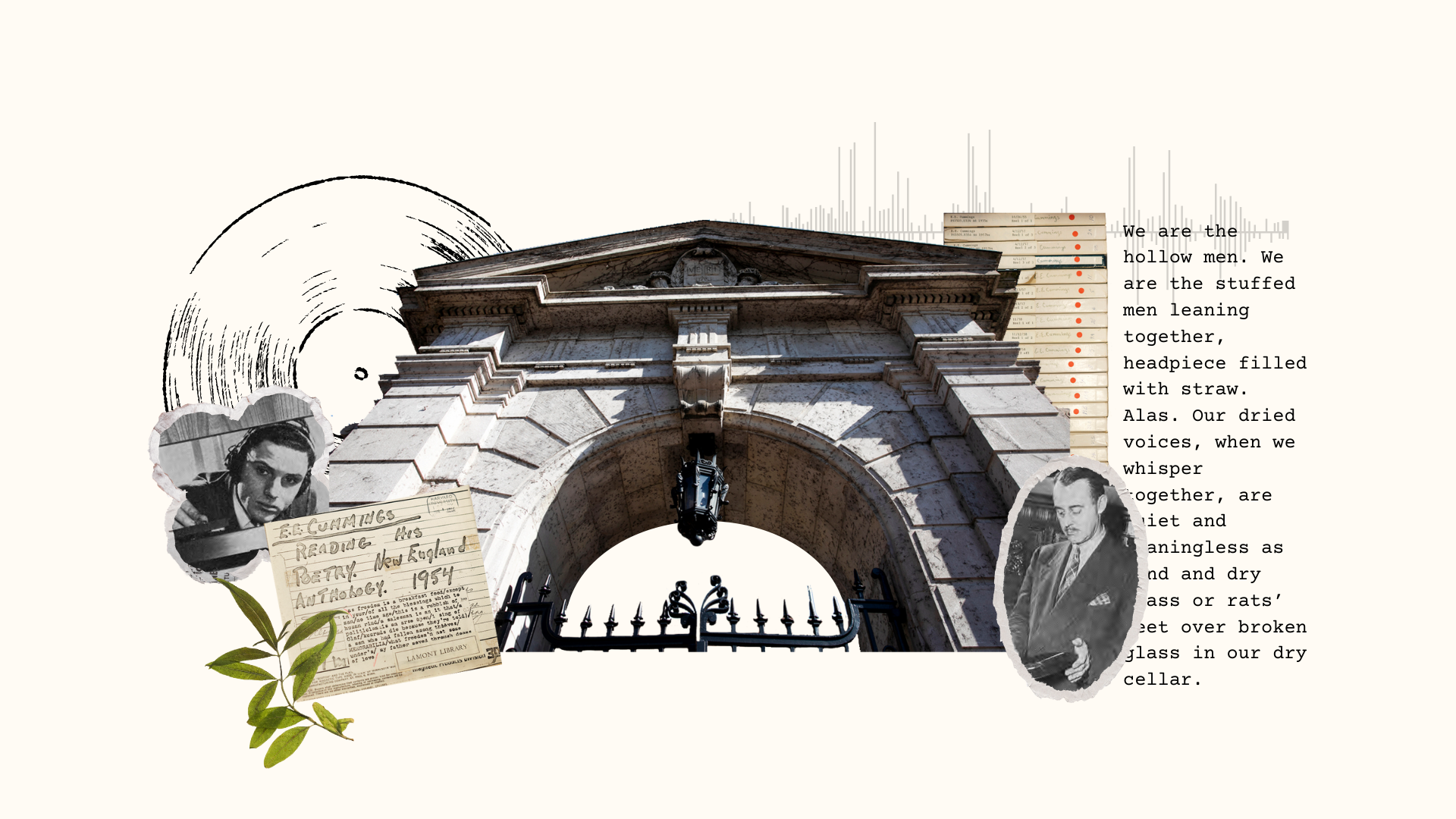 Where sights and sounds of modern poetry are — Harvard Gazette