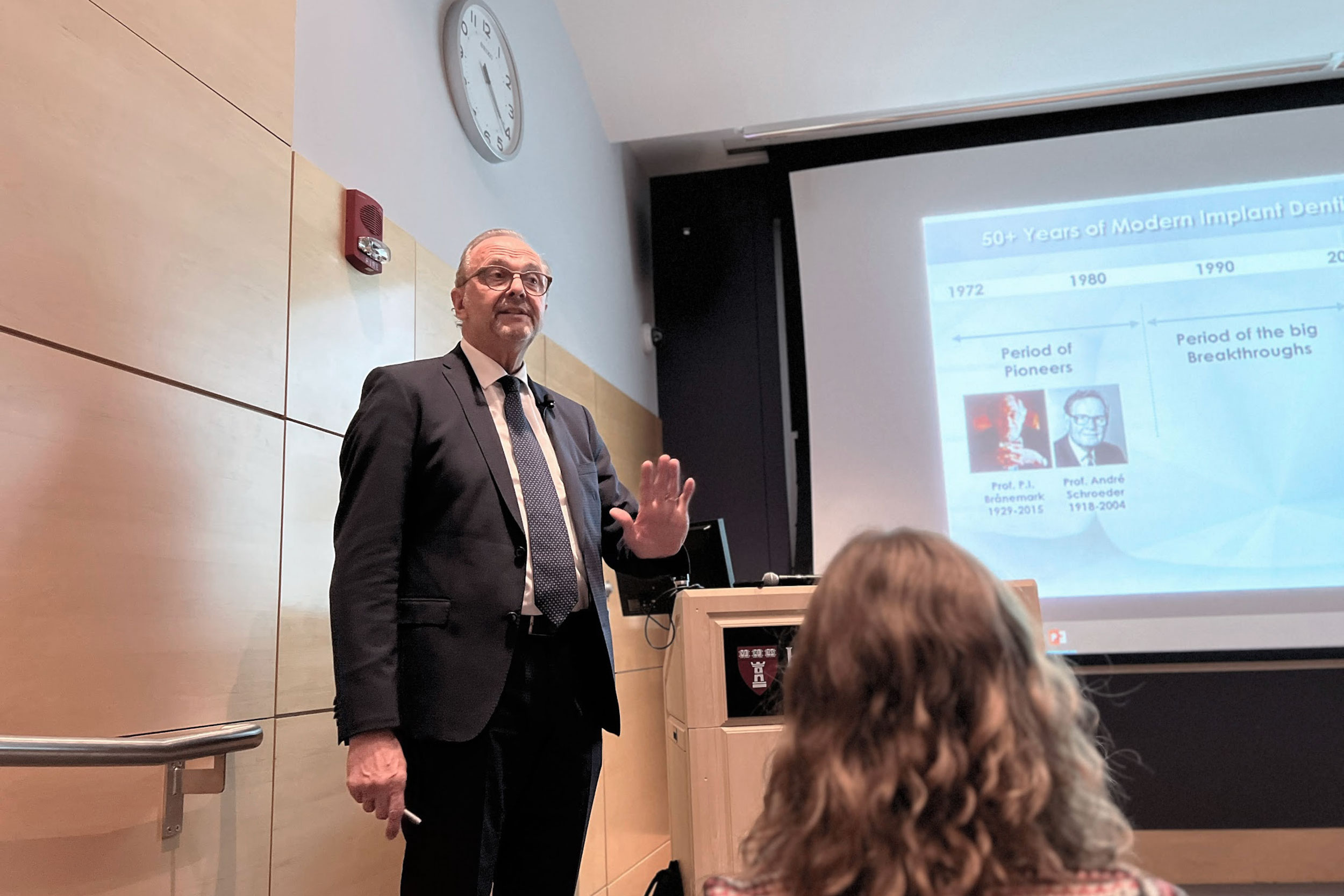 Daniel Buser honored at Harvard School of Dental Medicine — Harvard Gazette