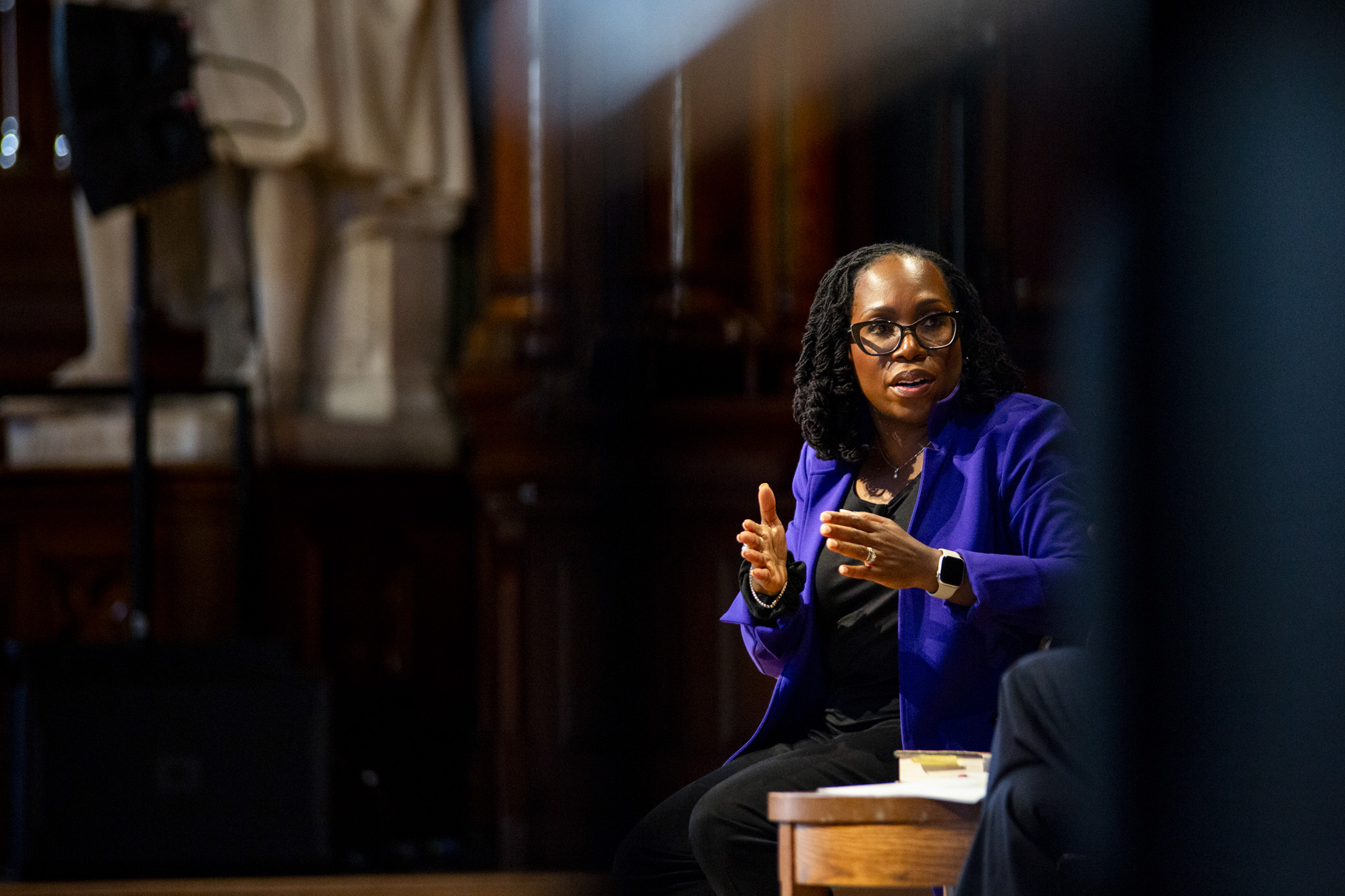 Ketanji Brown Jackson rejoins Michael Sandel’s ‘Justice’ — Harvard Gazette