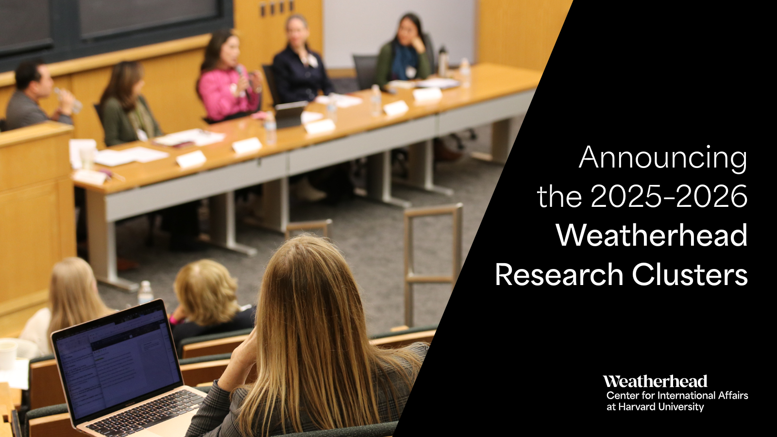 Weatherhead research clusters for 2025-2026 — Harvard Gazette